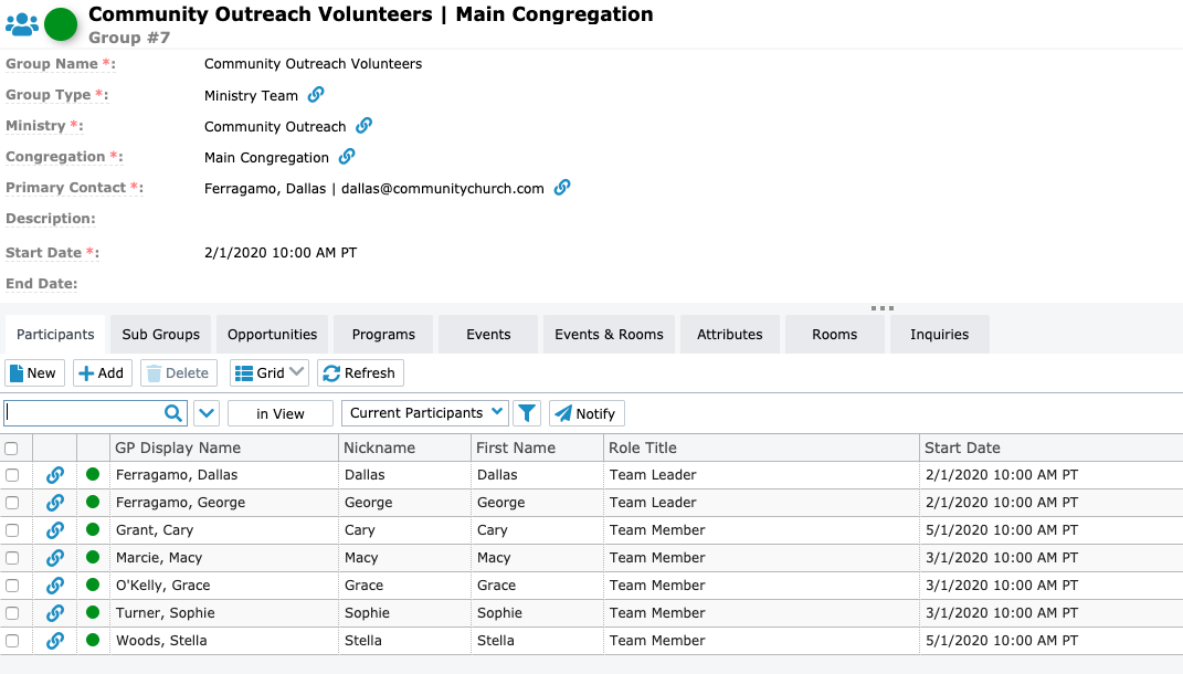 Select Message Recipients